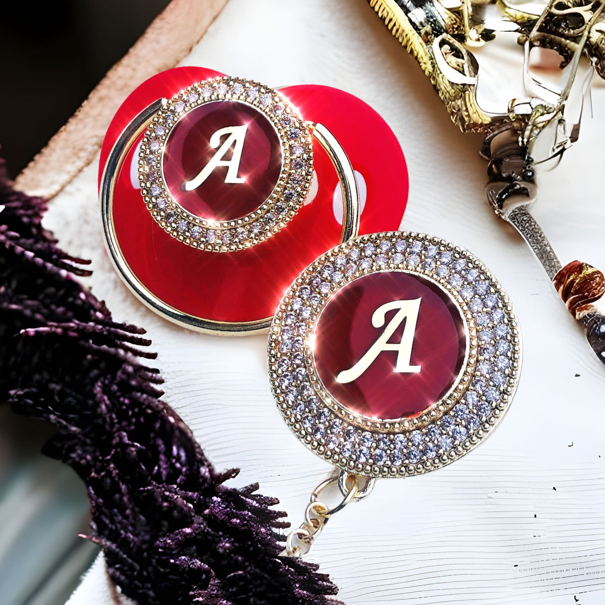 Red Bling Dummy and Clip